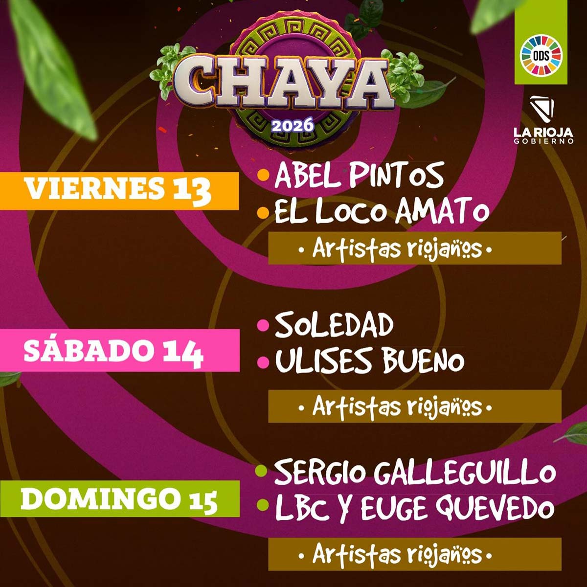 Abel, Amato, La Sole, Ulises, Galleguillo y La Euge en la Fiesta de la ...